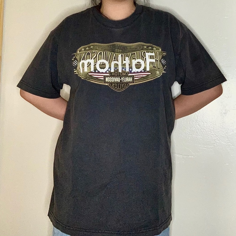 Fathom Harley Davidson Motorcycles Vintage Tee - Gem